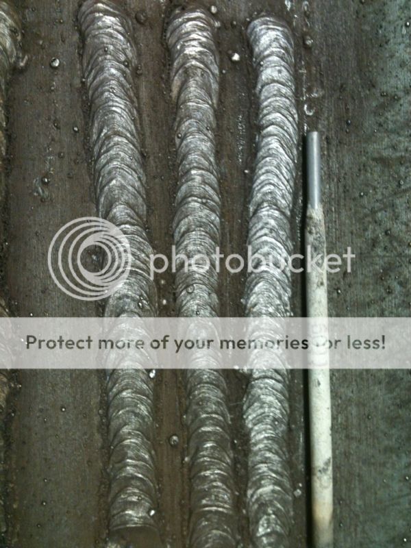 Grab a beer, pics of my first 6013 weld beads