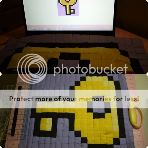 How I make an 8Bit quilt.. Making it! | indigotravels